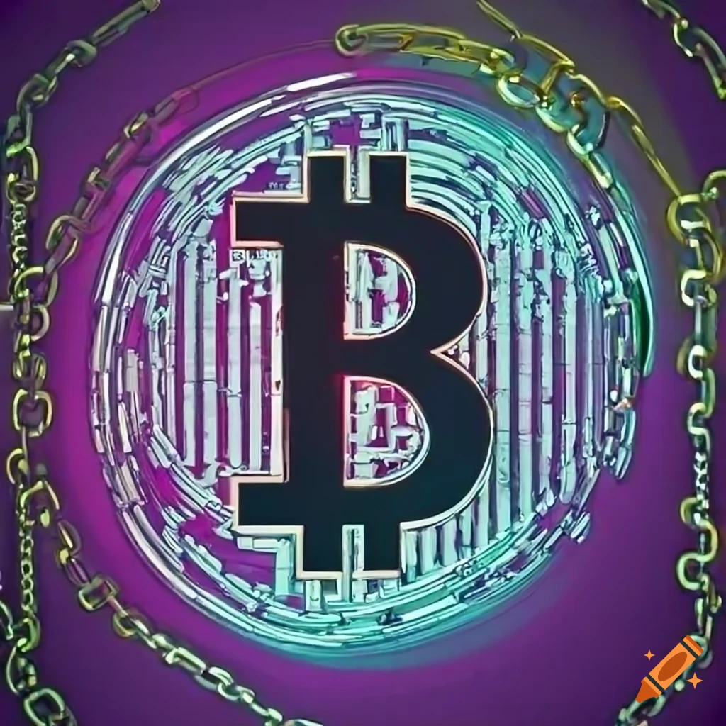 Bitcoin chain on Craiyon