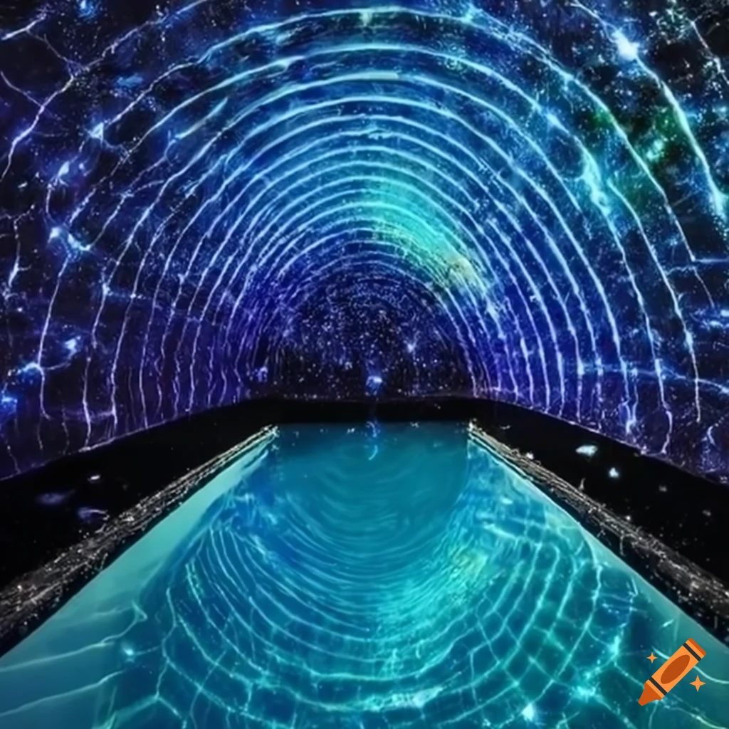 Cosmic infinity pool on Craiyon