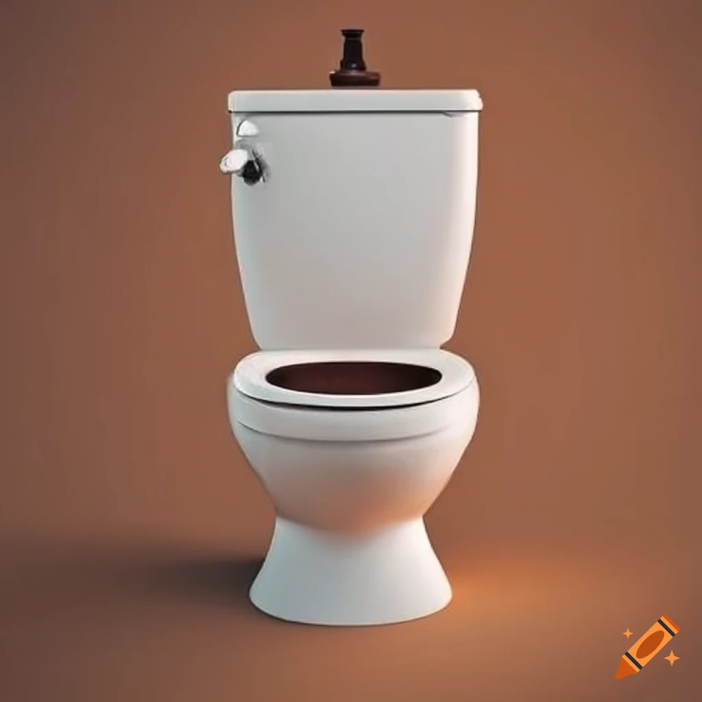 Brown toilet on Craiyon