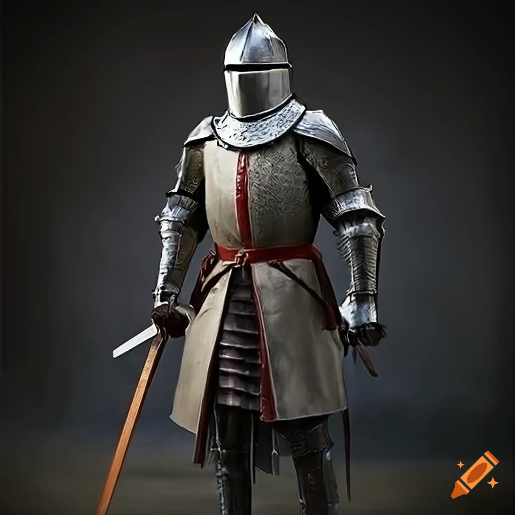 Medieval gothic knight in armor on Craiyon