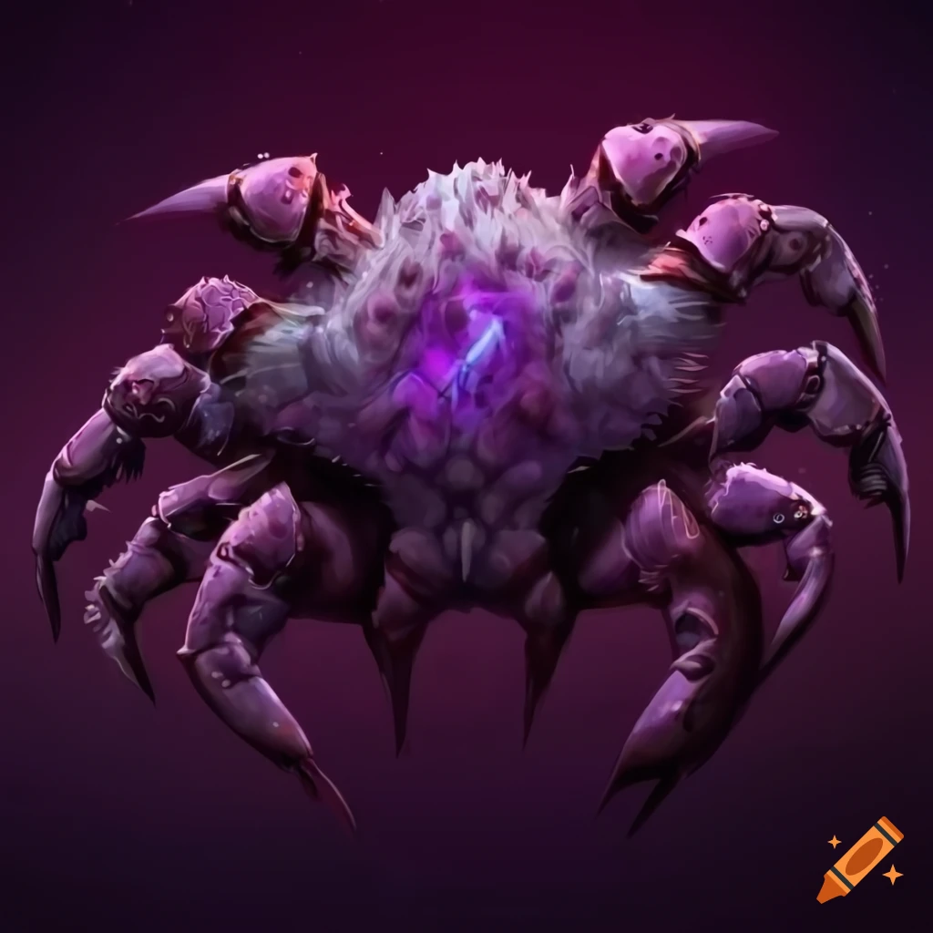 Fantasy void crab on Craiyon