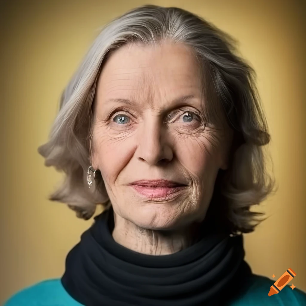 Detailed and clear portrait of a 45-year-old danish woman on Craiyon