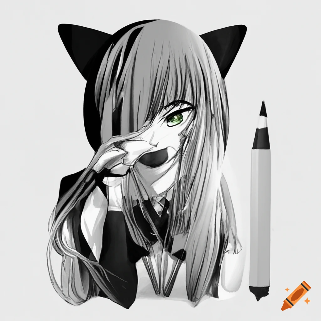 Colorful drawing of an entity created with crayons on Craiyon