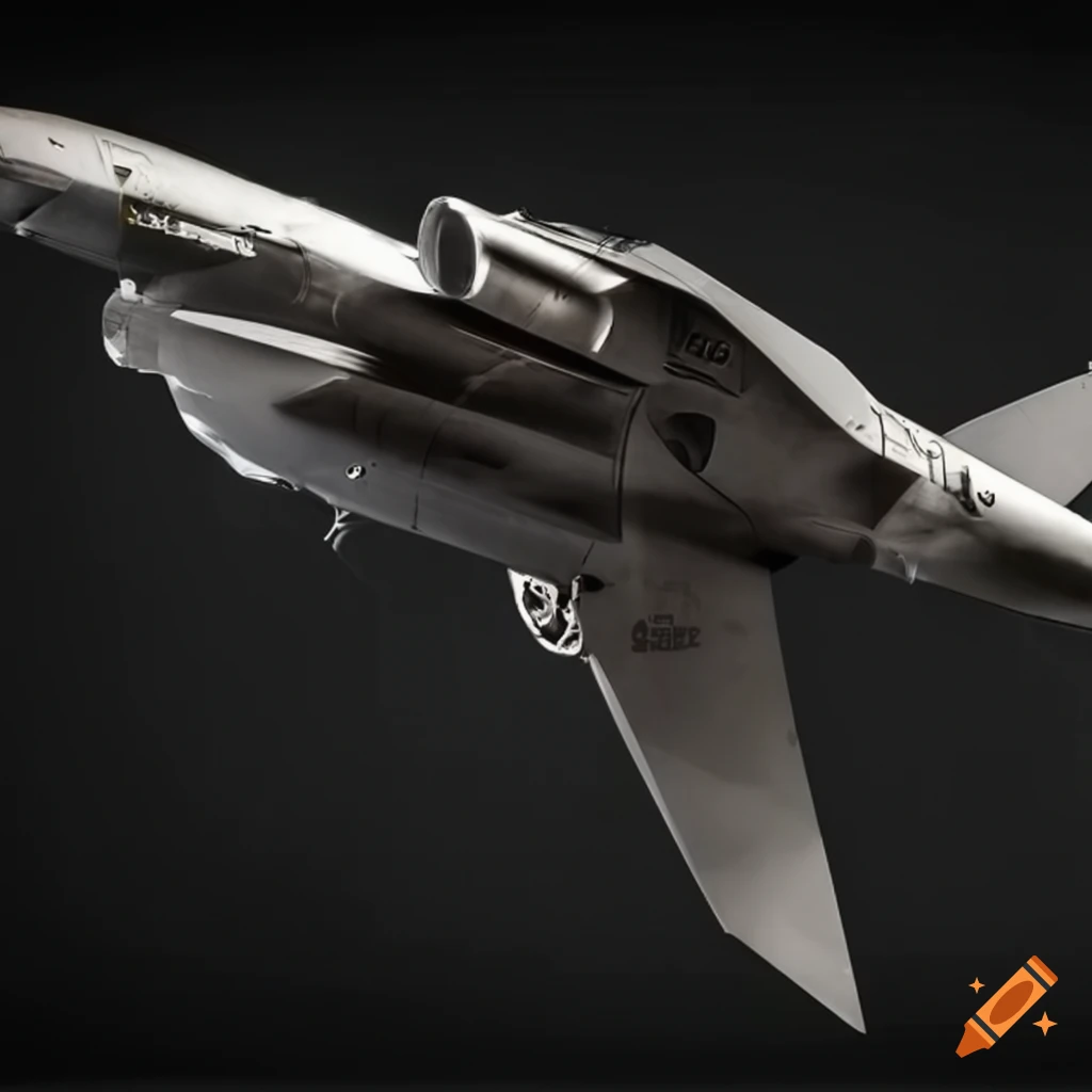 1920's inspired high tech fighter jet on Craiyon