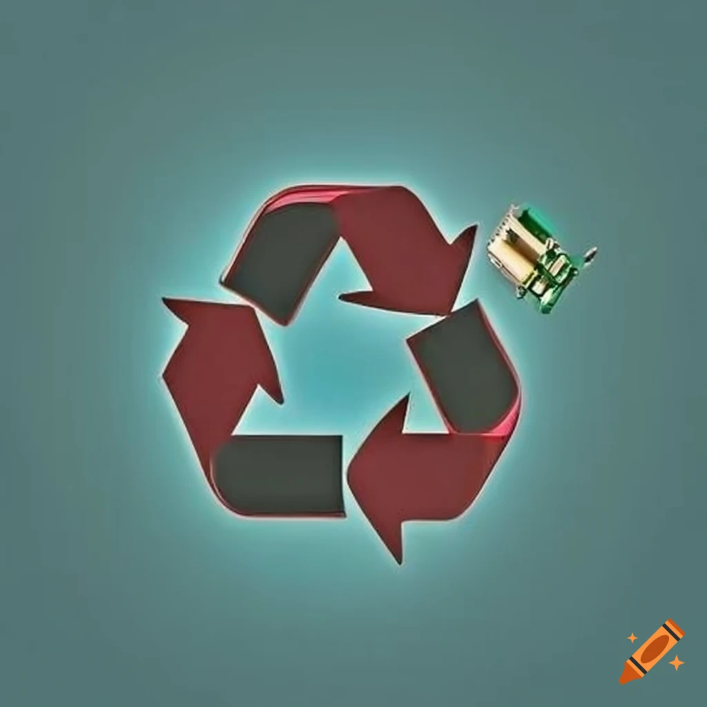 Recycling computer components on Craiyon