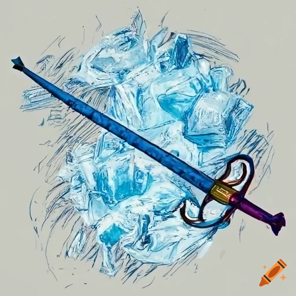Ice rapier on Craiyon