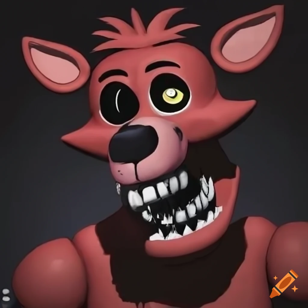 Foxy, the fnaf animatronic character on Craiyon