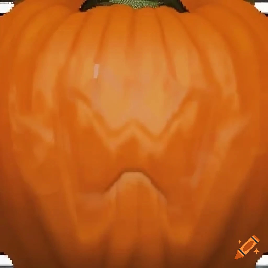 Nintendo64 quality pumpkin texture on Craiyon