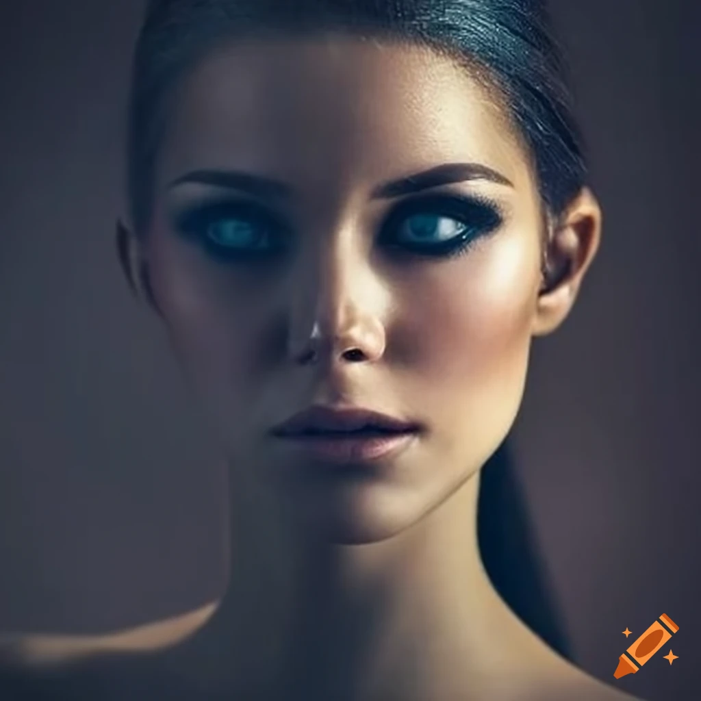 A beautiful woman on Craiyon