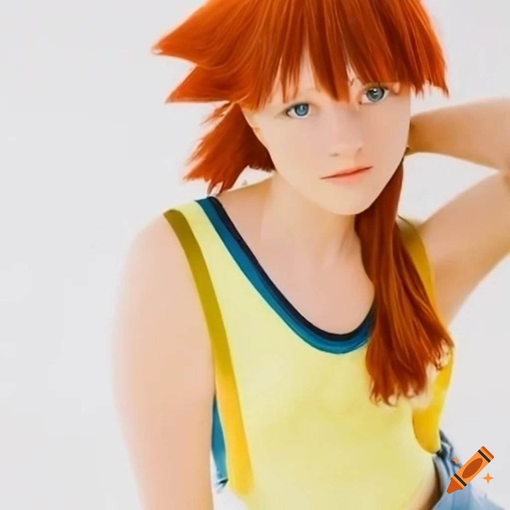 Misty character from pokemon on Craiyon