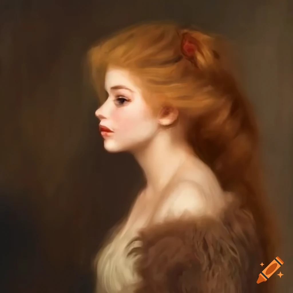 Woman with very fluffy hair in the style of renoir on Craiyon