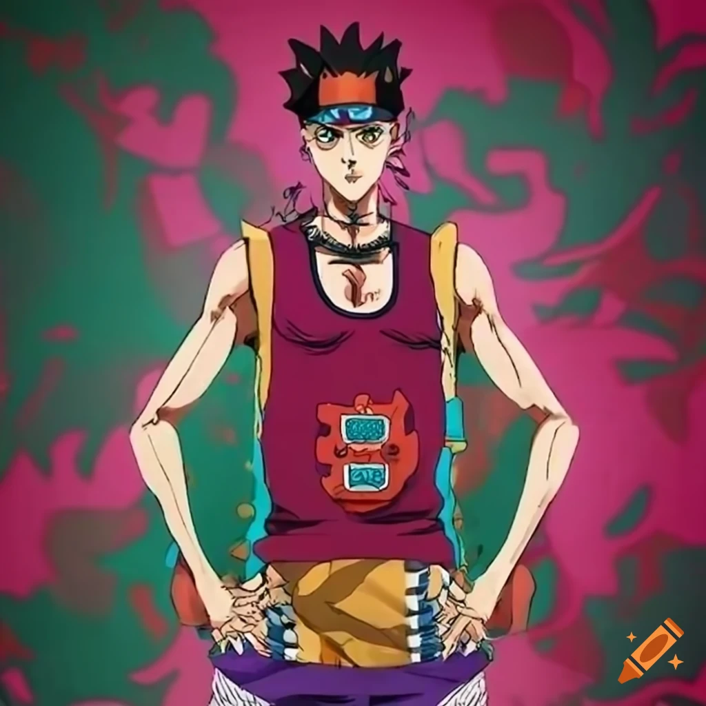 Original character inspired by Yahiko from Jojo's Bizarre Adventure in ...