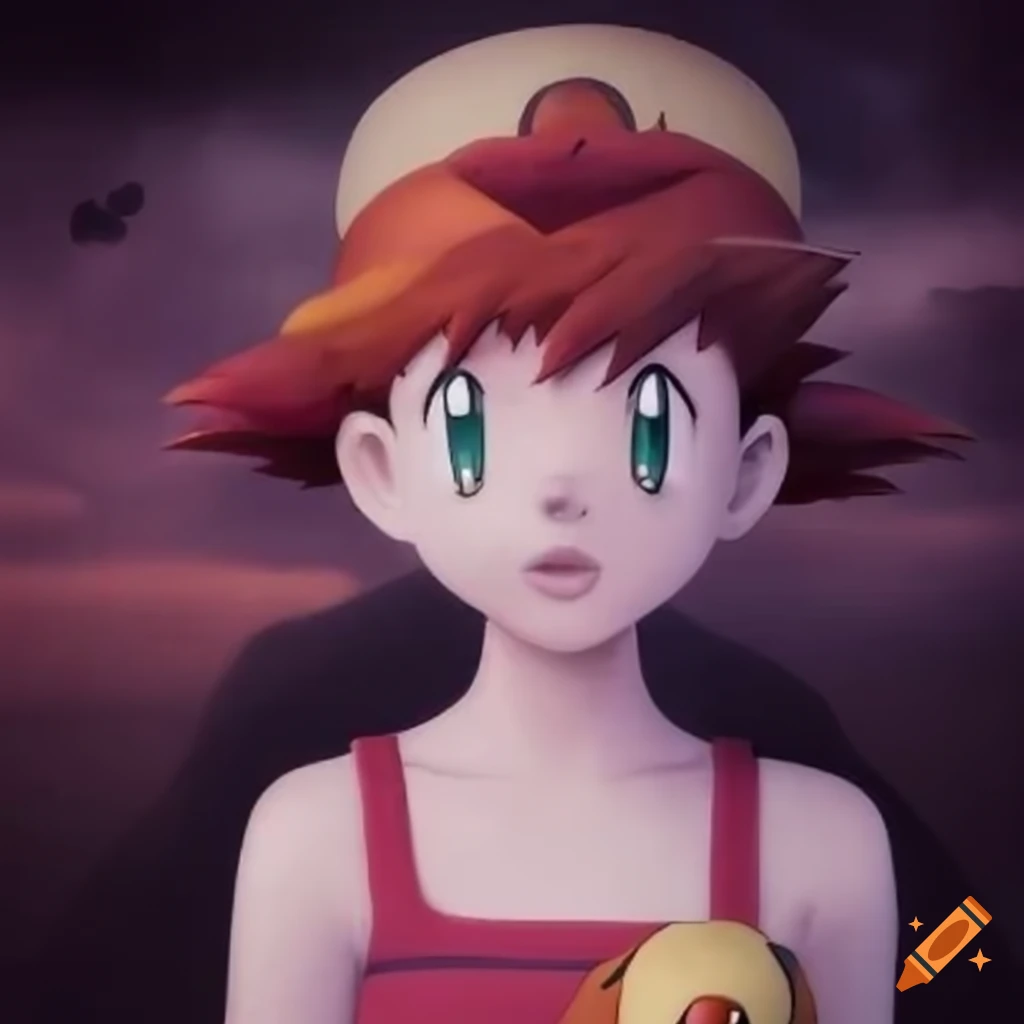 Misty from pokemon on Craiyon