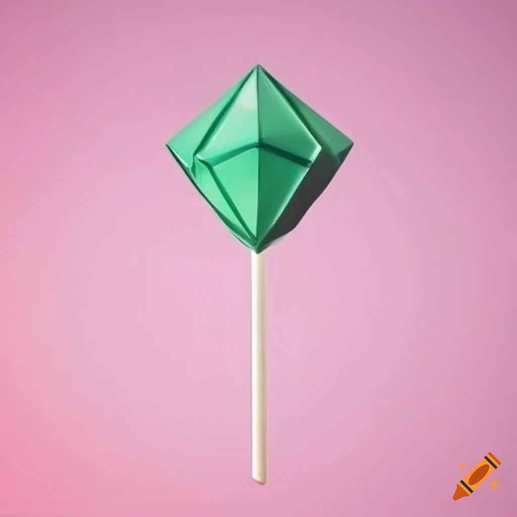 Diamond-shaped lollipop on Craiyon