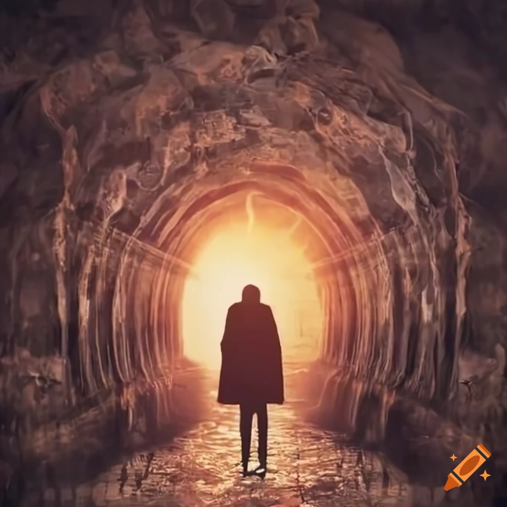 Person contemplating a lost memory on Craiyon