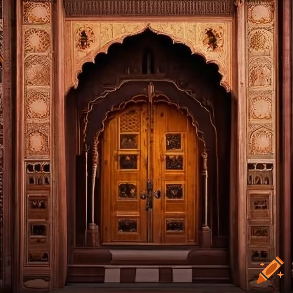 Exterior of a large traditional Punjabi haveli fused with modern ...