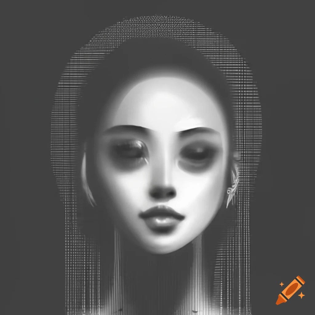 Female Japanese technomancer from Borderlands series with glitch ...