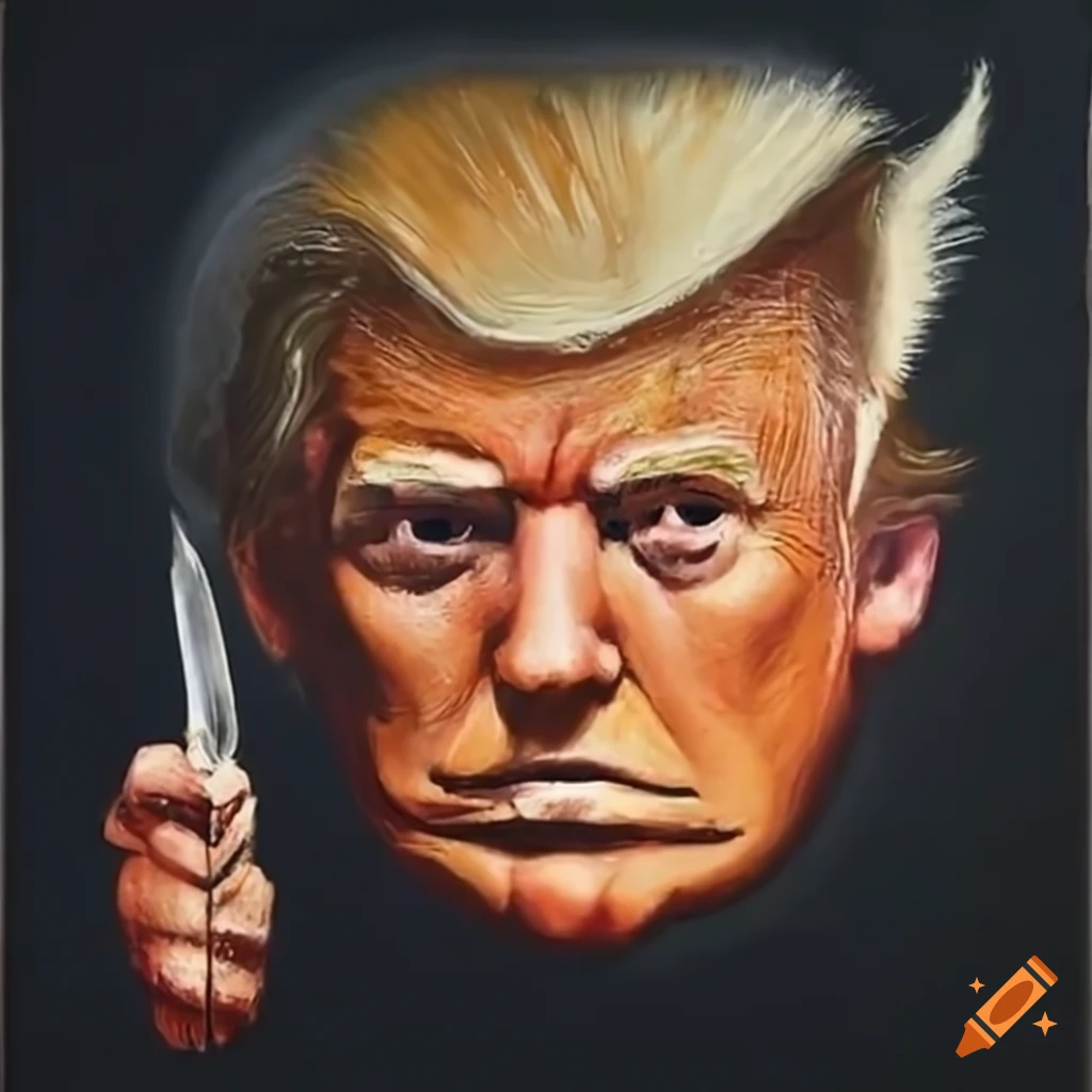 Cave painting depicting a figure with sharp claws, razor sharp teeth ...