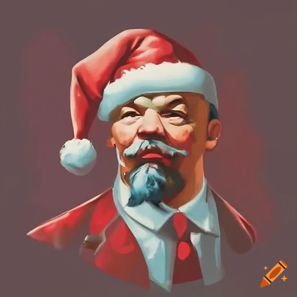 Christmas lenin on Craiyon