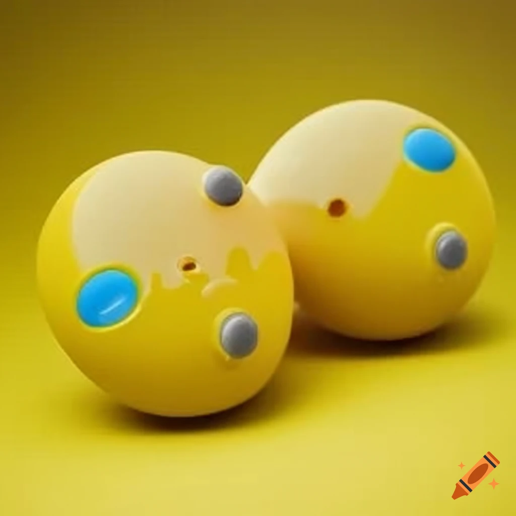 Remote control with yellow 3 buttons on Craiyon