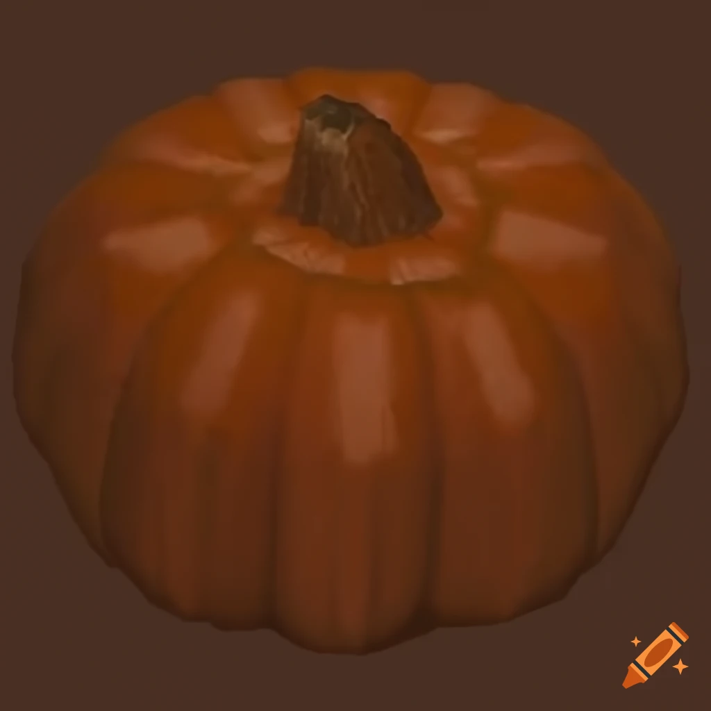 Nintendo 64 quality pumpkin texture on Craiyon