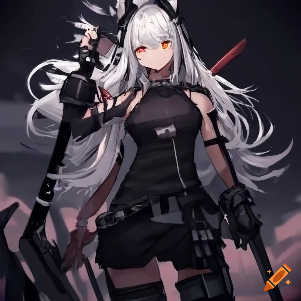 Character mudrock from arknights on Craiyon