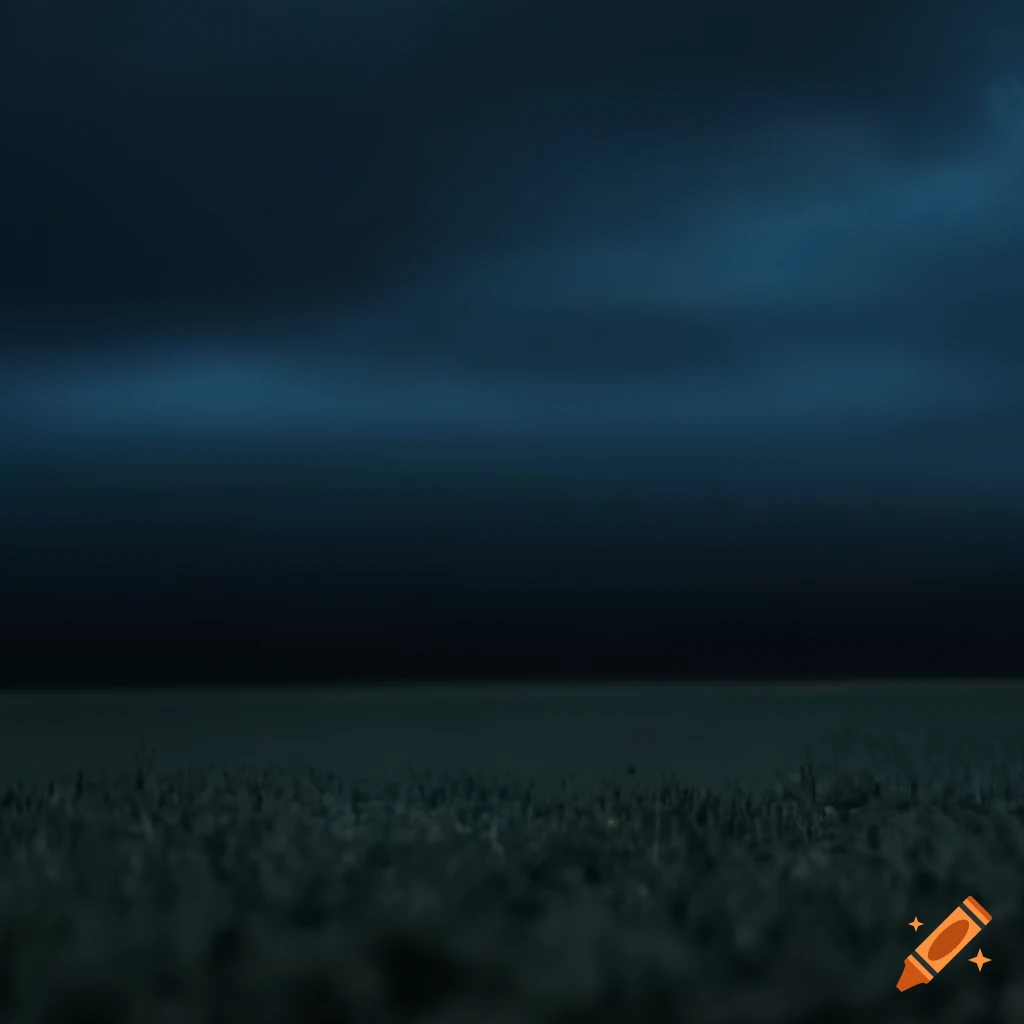 Scenic open field under a dark sky on Craiyon