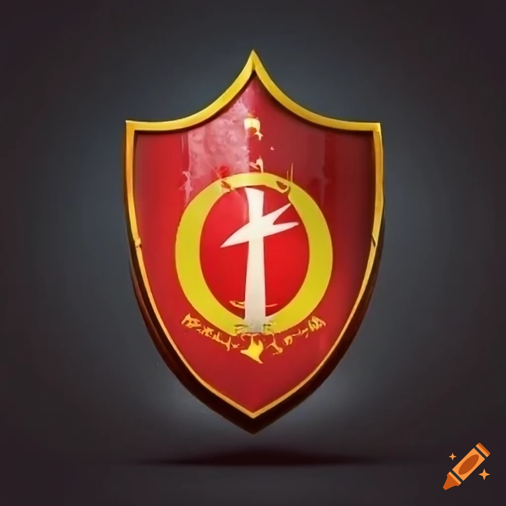 Vietnam soccer team crest in red and yellow on Craiyon