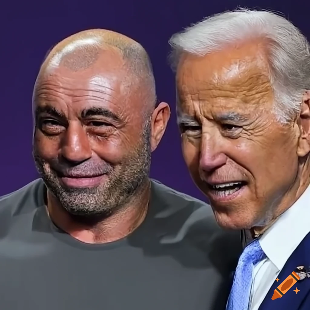 Two public figures in conversation on Craiyon