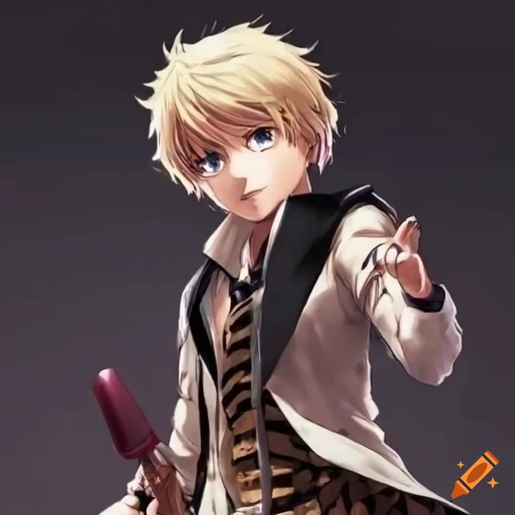 Realistic anime characters in action mode on Craiyon