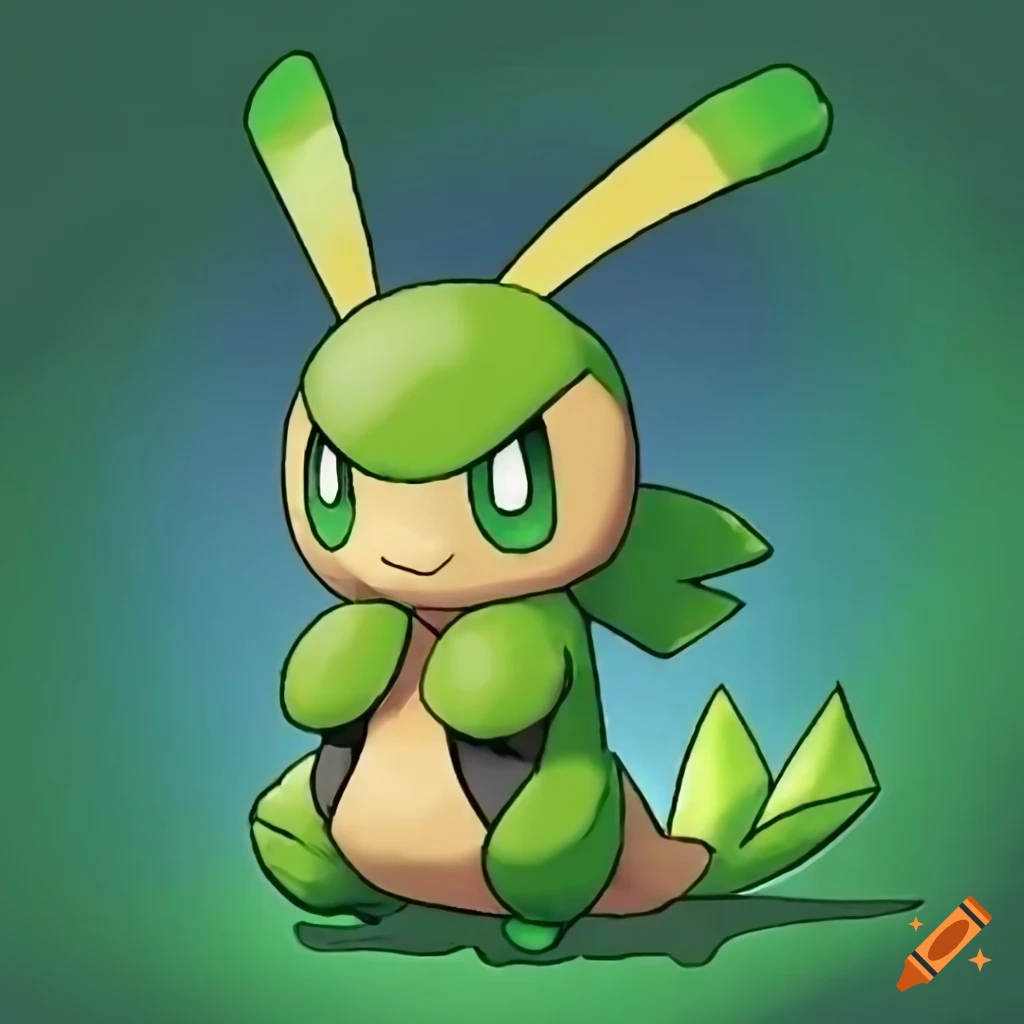 Grass-type pokemon on Craiyon