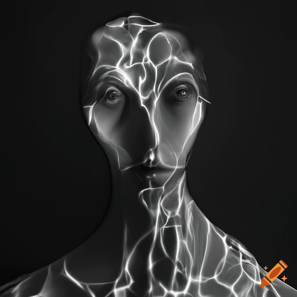 Abstract reverse reality with intricate hyper detailed shadows and ...