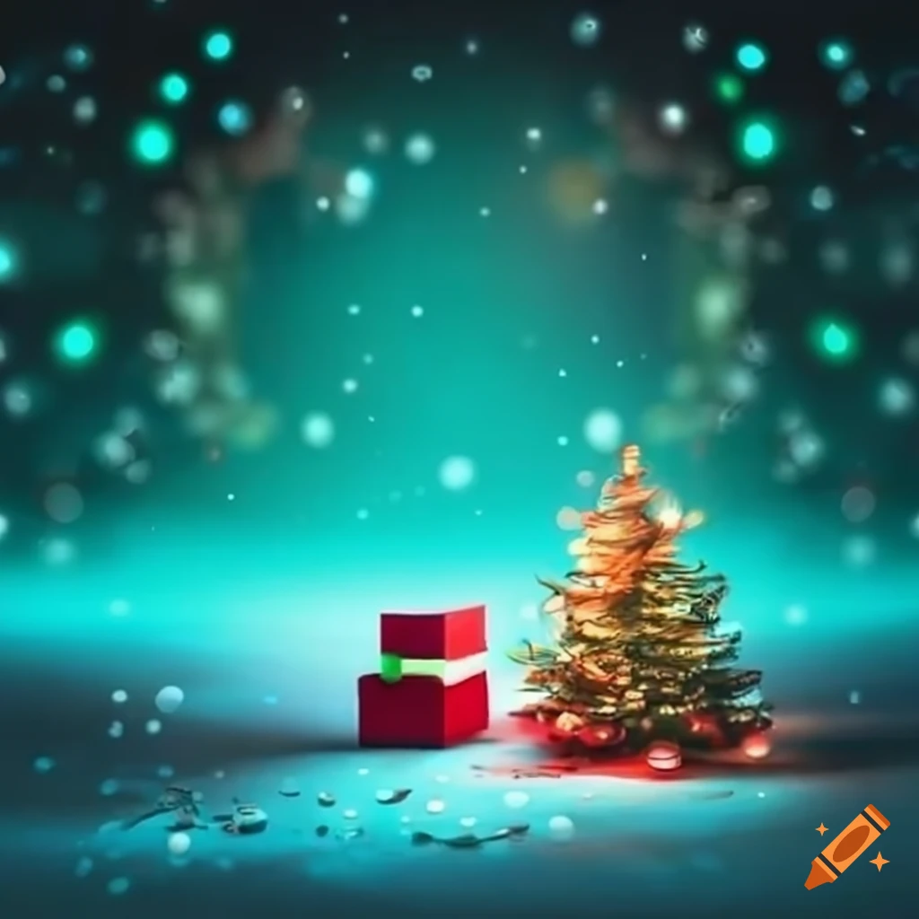 Christmas computer felicitation on Craiyon