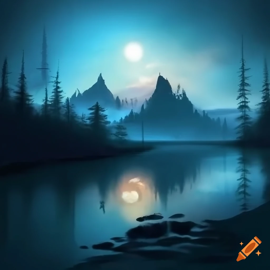 Beautiful, artistic, and unique landscape photos on Craiyon