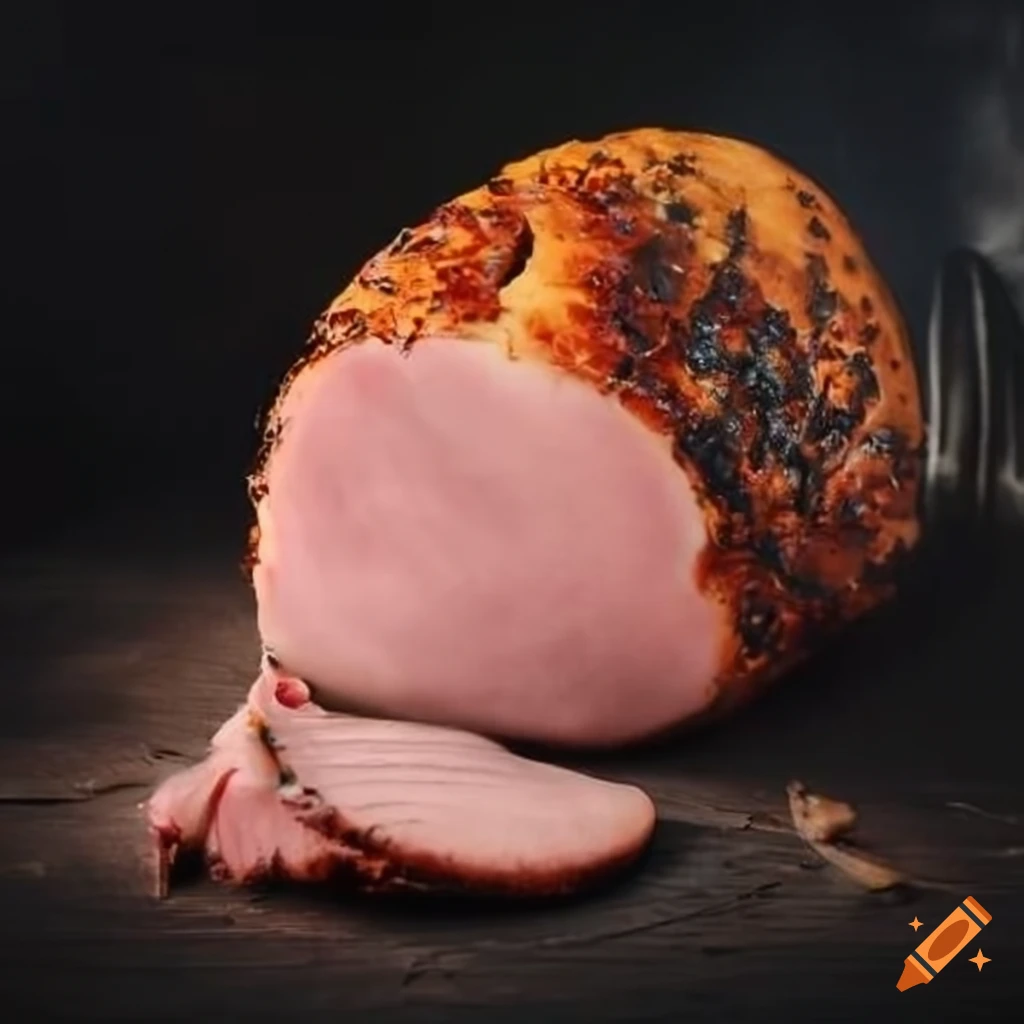 Burnt ham on Craiyon