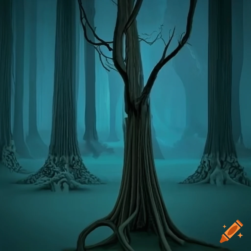 Fractal trees on Craiyon