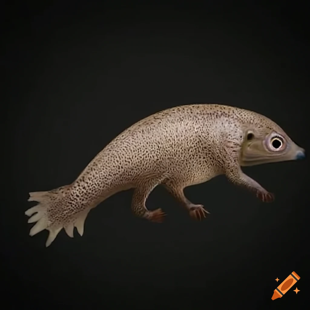 New creature combining a mix of hedgehog and trout on Craiyon