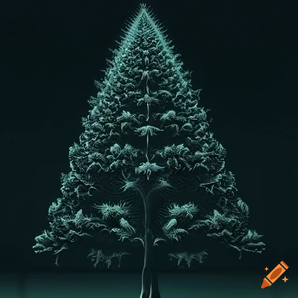 Fractal trees on Craiyon