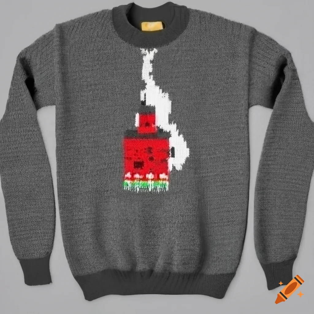 Holiday vape sweater on Craiyon