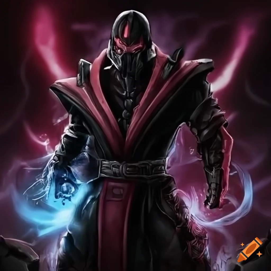 Crimson sub-zero on Craiyon