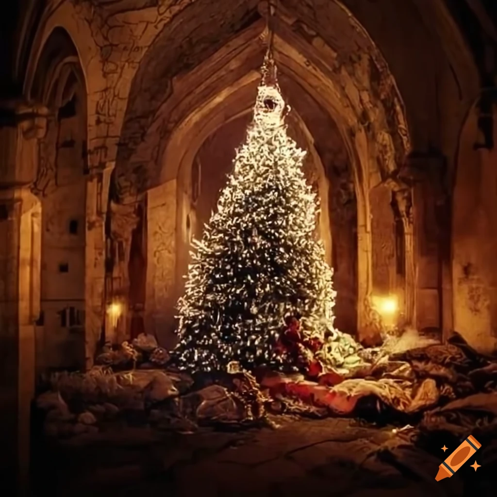 Scene depicting a somber christmas in jerusalem on Craiyon