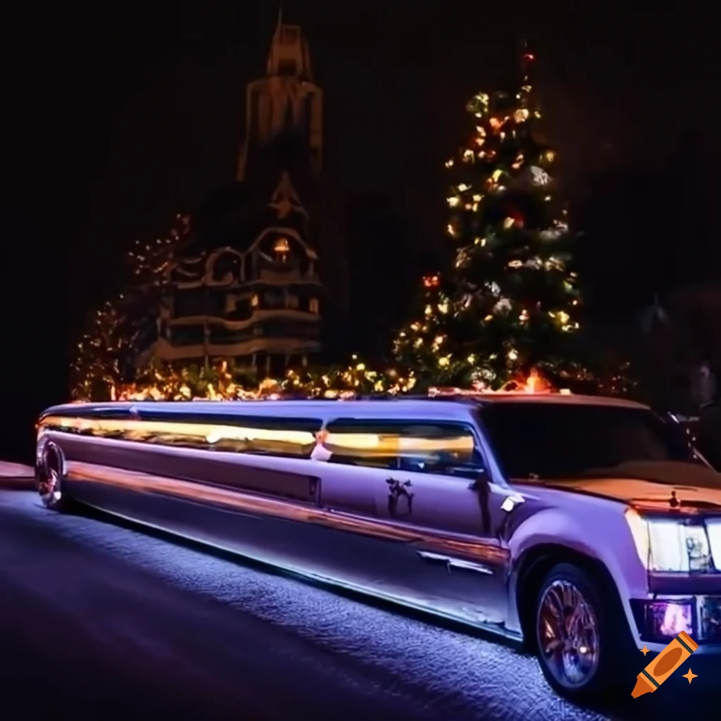Merry christmas limo on Craiyon