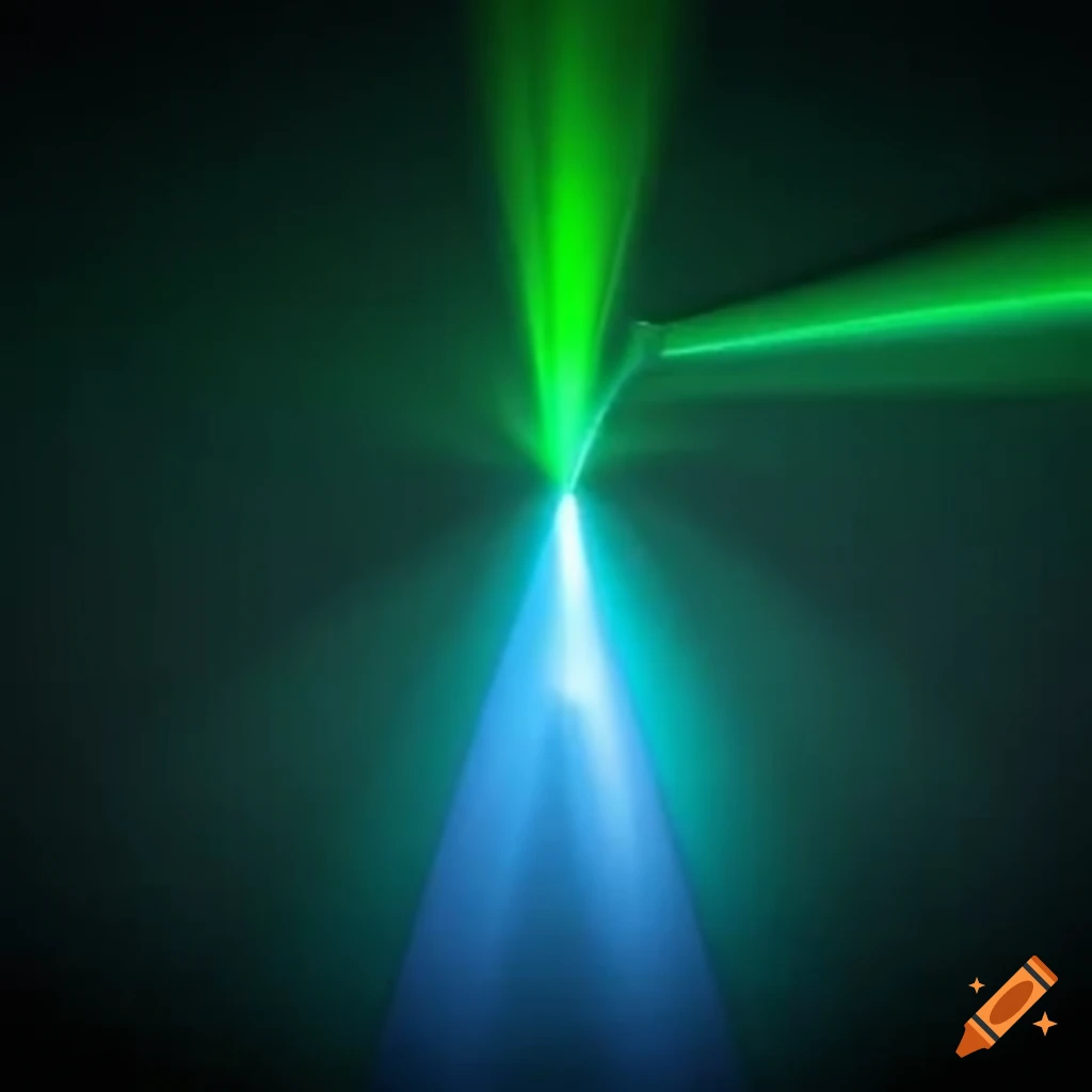 Laser light show displaying colors of pakistan with the flag of ...
