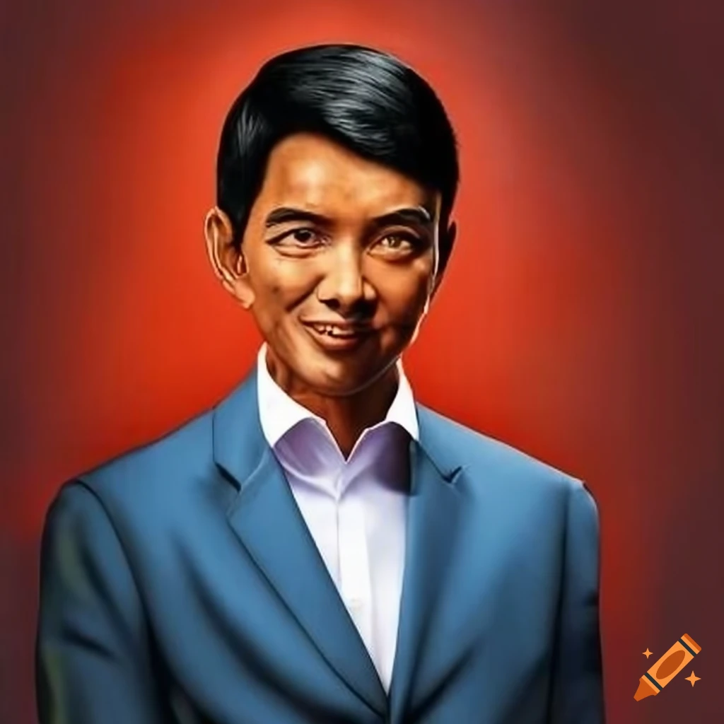 Portrait of andry rajoelina, president of madagascar on Craiyon