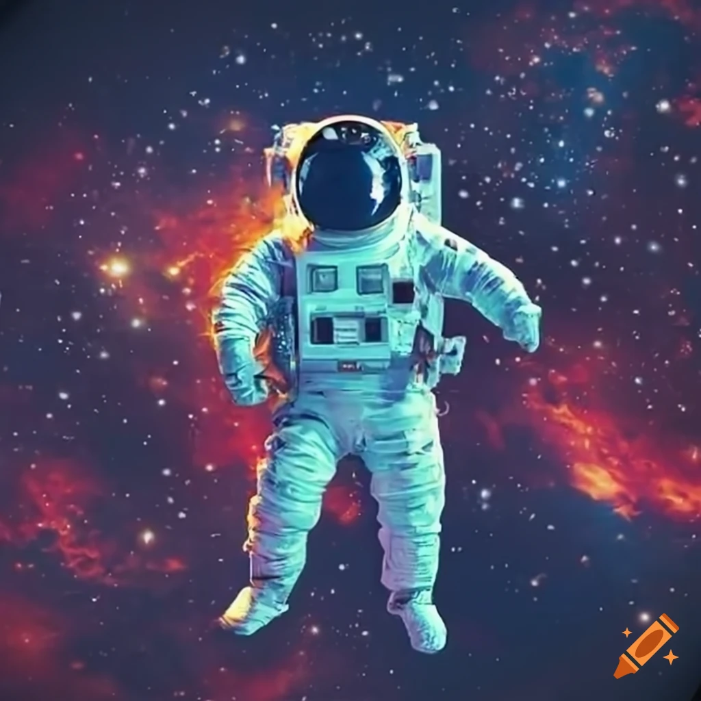 Spaceman in outer space on Craiyon