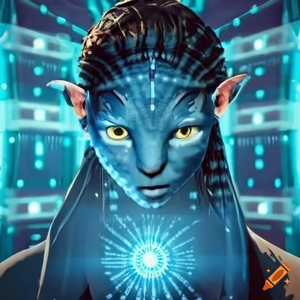 Avatar pc computer internet cyber style on Craiyon