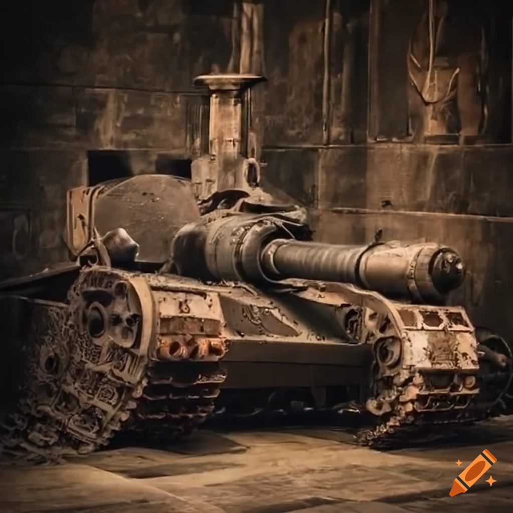 Steampunk tank on Craiyon