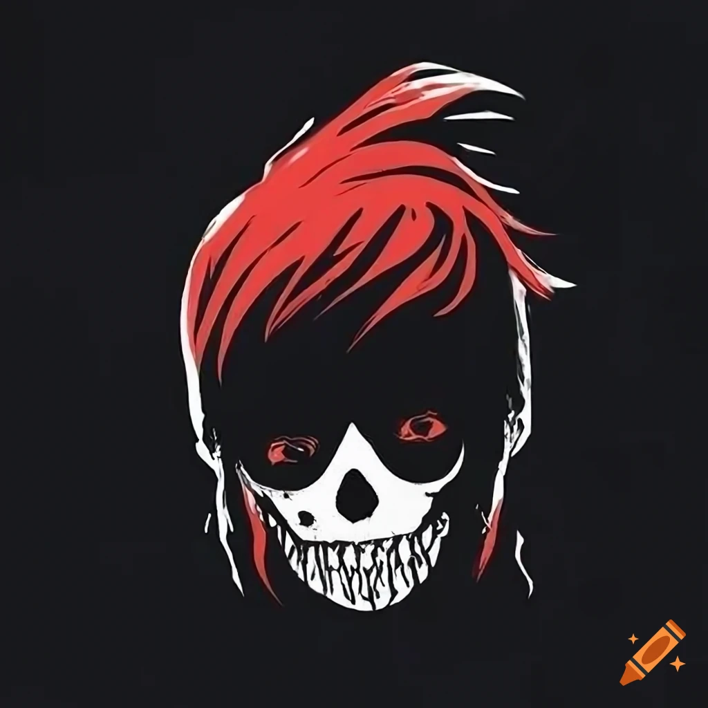 Edgy rock band logo on Craiyon
