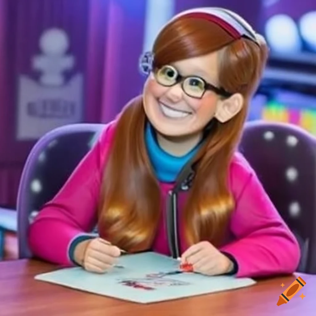 Mabel pines transforming into a robot on Craiyon