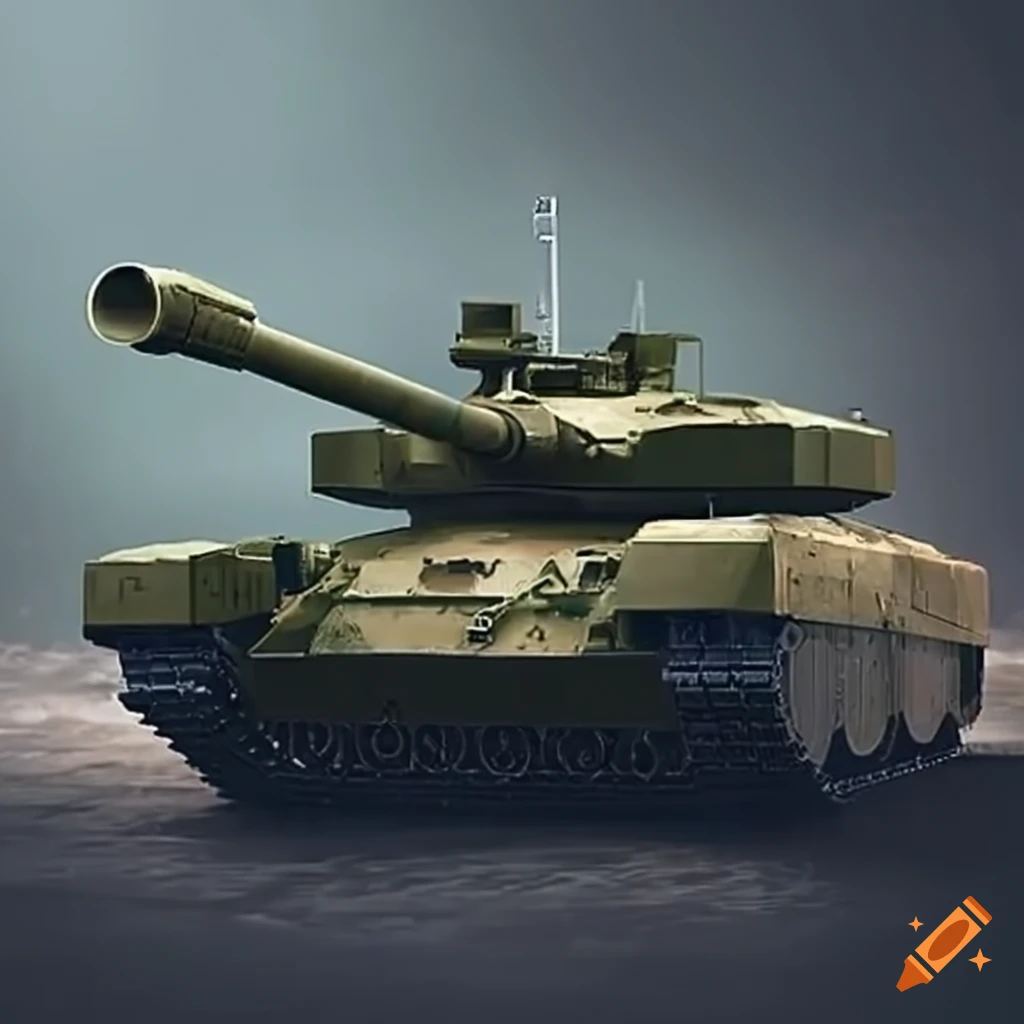 Main battle tank on Craiyon